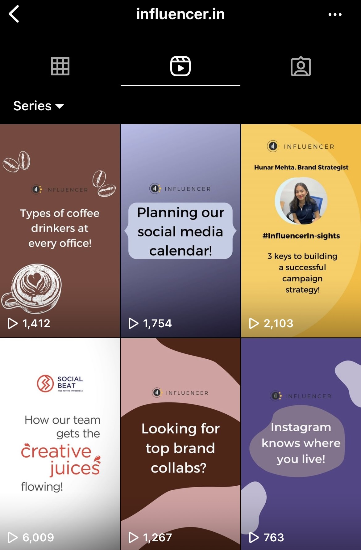 New features on Instagram - influencer